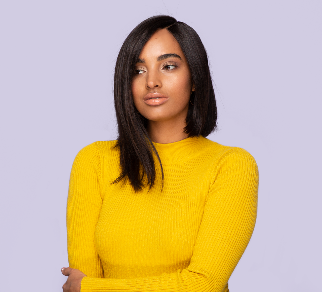 Straight Side Part Lace Asymmetrical Bob Human Hair Wig Mayvenn