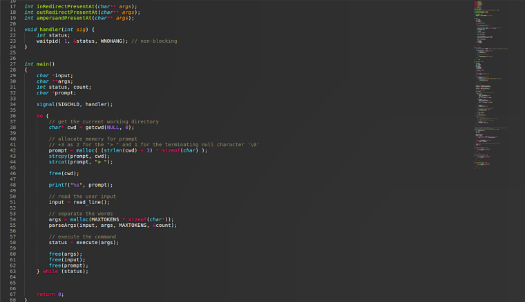 Mini Linux Shell Using C Codementor