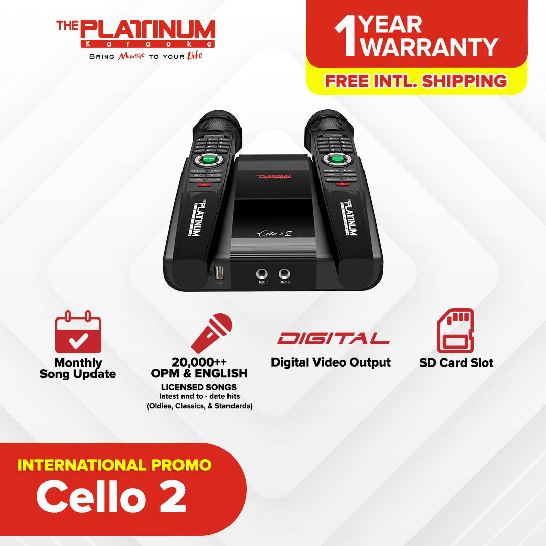 Cello 2 - International Promo – Platinumkaraoke.com