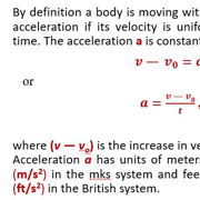 Instantaneous Acceleration — Шаг 1 — Stepik