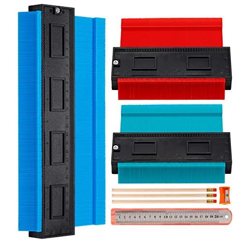 LUTER Plastic Contour Gauge, 10 Inch Profile vs NadaKin 3 Pieces ...