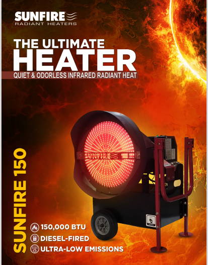 [Catalog] Clean Burn SunFire SF150 Radiant Heater – NorTex Sales & Service