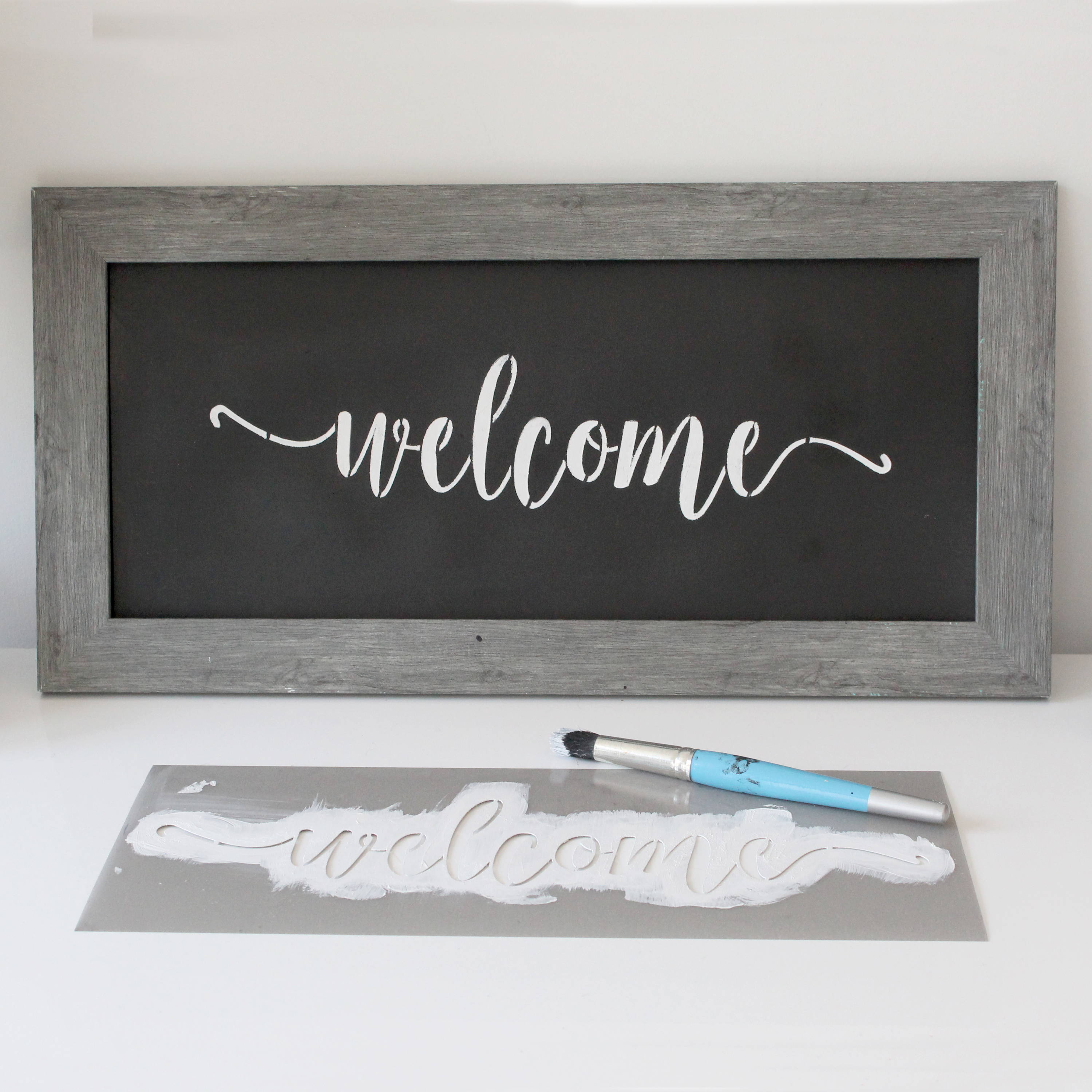 Stencilling Tips For Stencilling On Wood Fabric Concrete More Makely