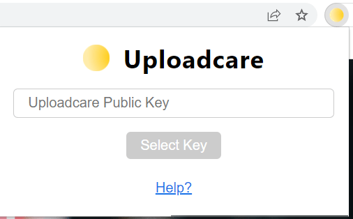 Uploadcare Chrome extension overview | Uploadcare