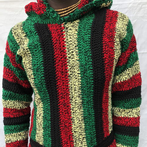 Easy Rasta Crochet Hoodie Pattern