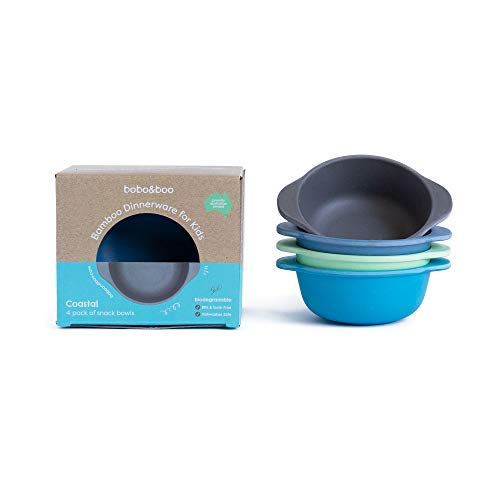Bobo&Boo Bamboo Kids Snack Bowls vs Yulia Basanti Microwave-Safe Snack ...