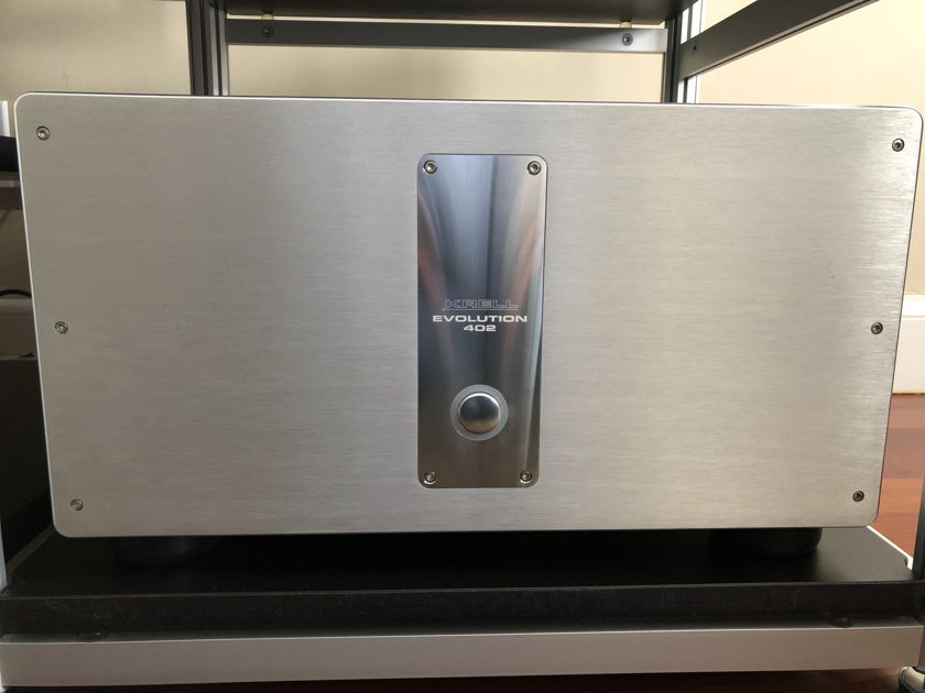 Krell Evolution 402 Amplifier (EV402), Silver, 400 watt, Mint+++ (9.5 ...
