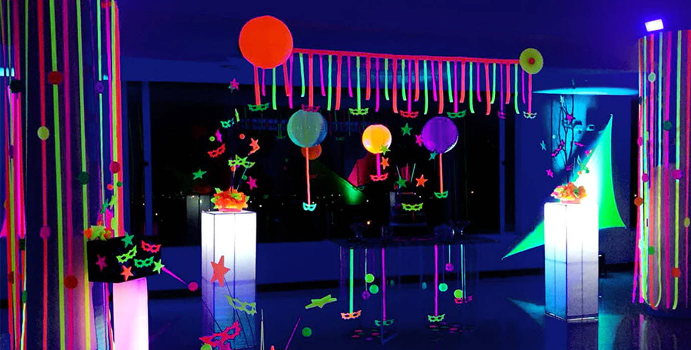 Onforu 38W UV LED Black Lights Flood Light for Blacklight Party