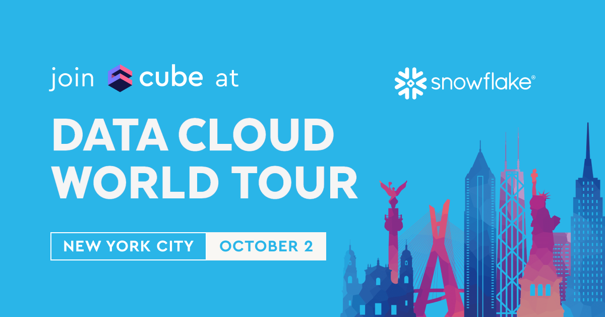 Join Cube at Snowflake World Tour NYC
