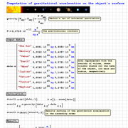 Computation of gravitation acceleration on the object's surface — Шаг 1 — Stepik
