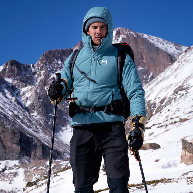 MENS ASCENT STRETCH HOODIE by HIMALI