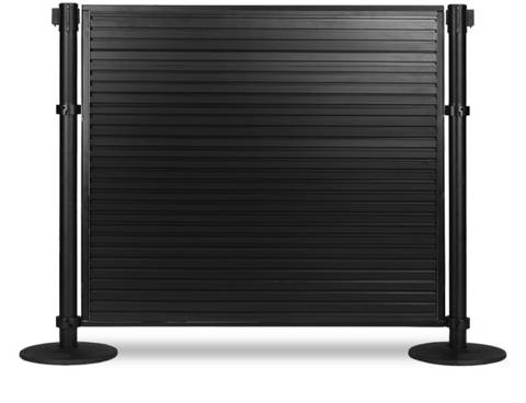 Standard Slatwall Panel For Barriers Stanchions – The Crowd Controller