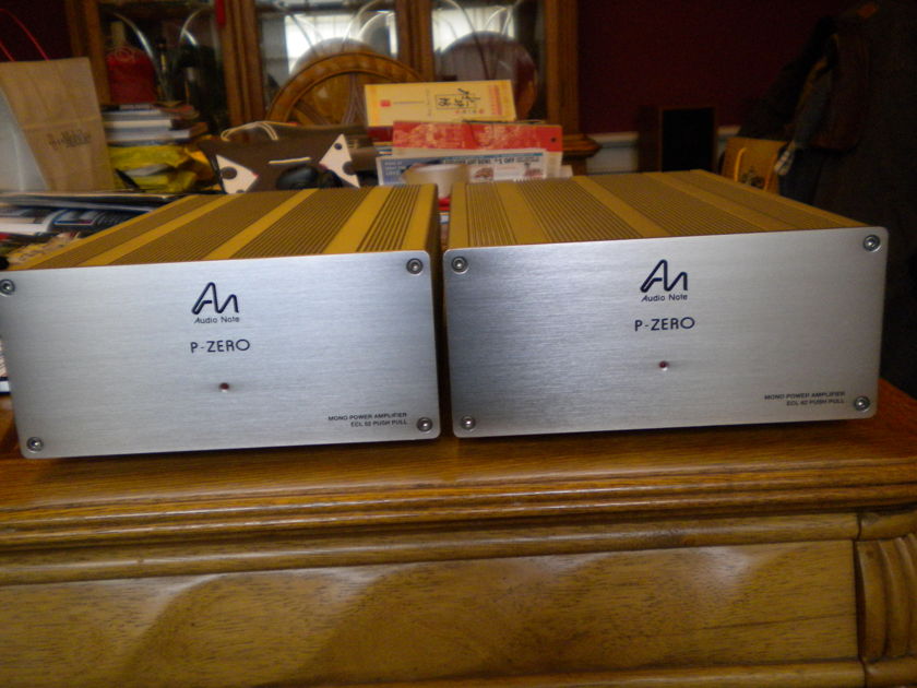 Audio Note P-Zero Mono Power Amp | Tube | Audiogon