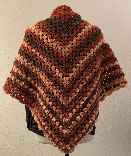 Easy Crocheted shawl Grandma