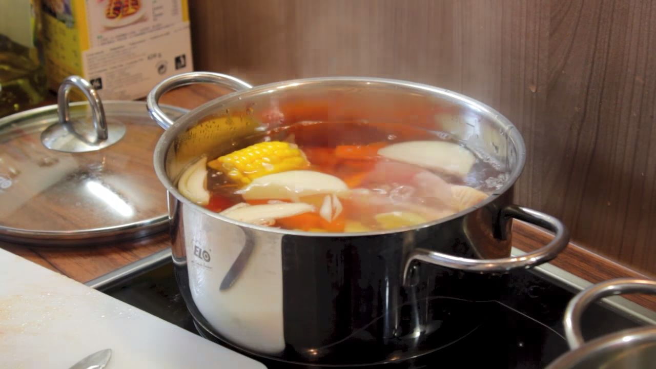 how to boil soup