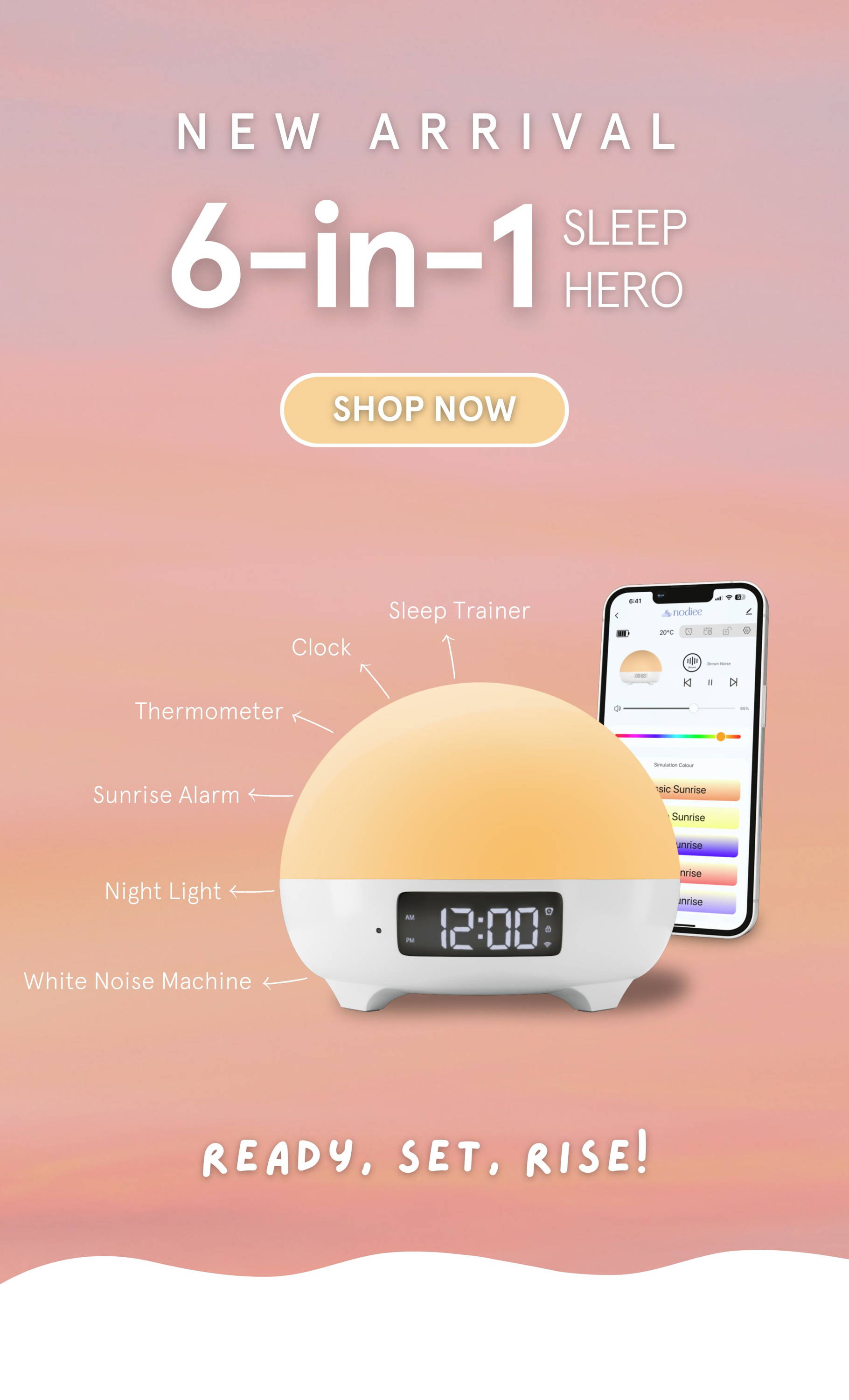 Nodiee White Noise Machines | Sweet Dreams Await