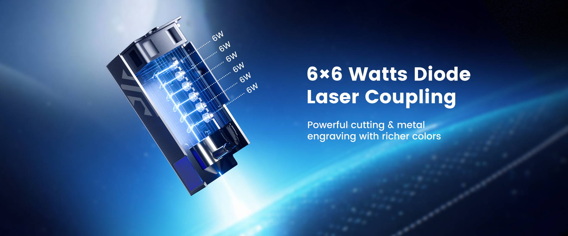 33W Diode Laser Module Upgrade Kit for ACMER P2