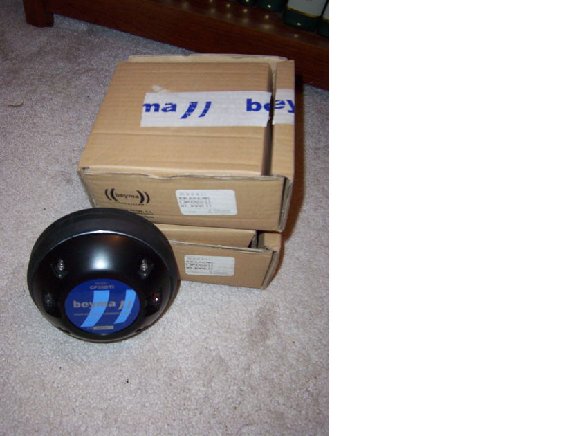 Beyma CP350/Ti 1" Titanium Compression Driver PAIR | Full-Range | Audiogon