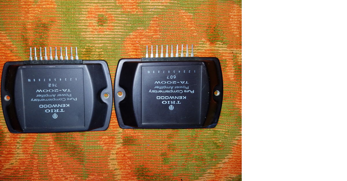 KENWOOD TRIO TA 200w NOS TRIO TA 200w NOS... For Sale | Audiogon
