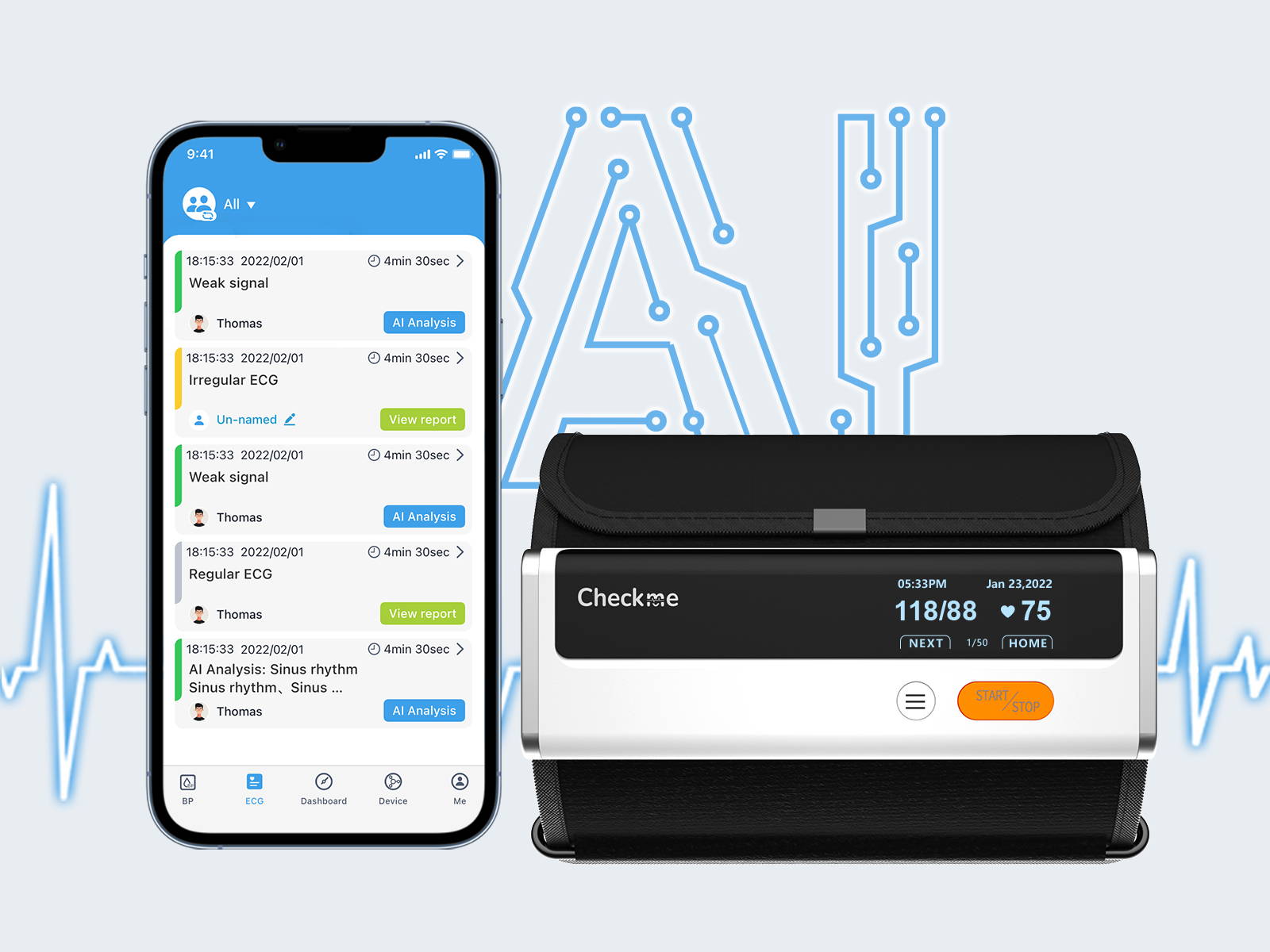 Checkme BP2 Upper Arm Digital BP Machine