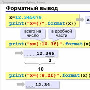 8 класс Форматный вывод — Шаг 1 — Stepik