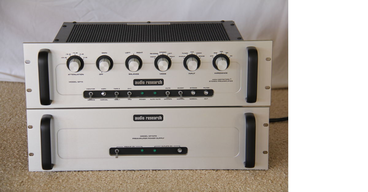 Audio Research SP15 + SP15PS Preamp For Sale | Audiogon