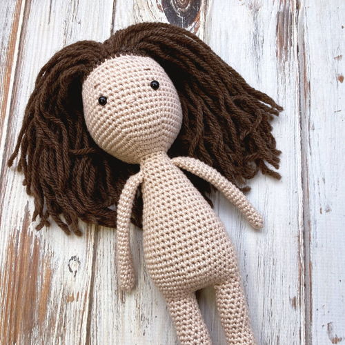 Morgan Crochet Doll with Video Tutorials crochet pattern