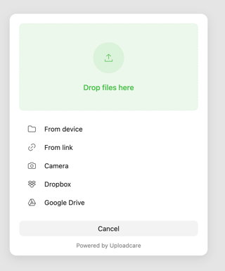 How to upload files using Uploadcare React File Uploader in Next.js | Uploadcare