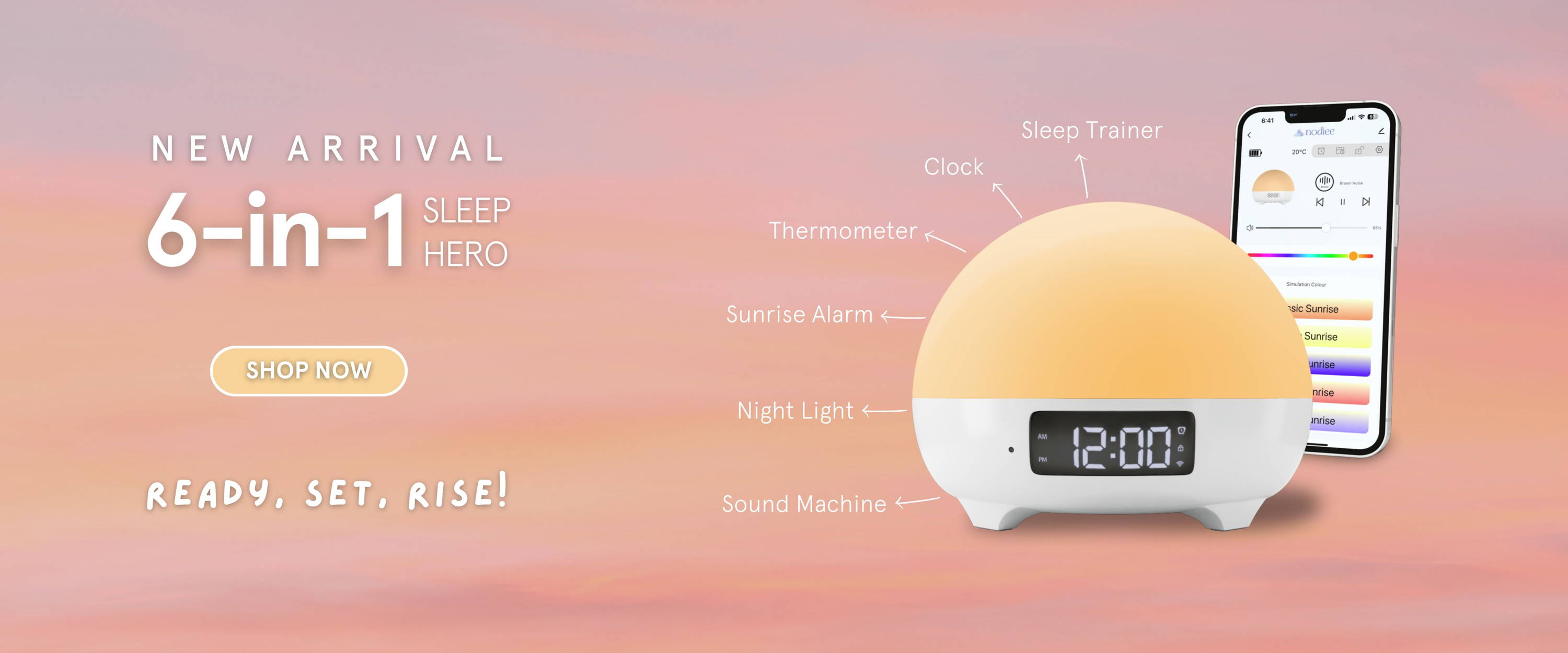 Nodiee White Noise Machines | Sweet Dreams Await