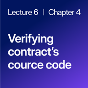 Verifying contract's source code — Stepik