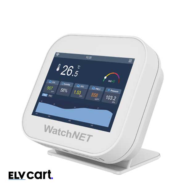 WatchNet AeroSENSE Pro Touch – Indoor Air Quality Sensor - ELV Cart