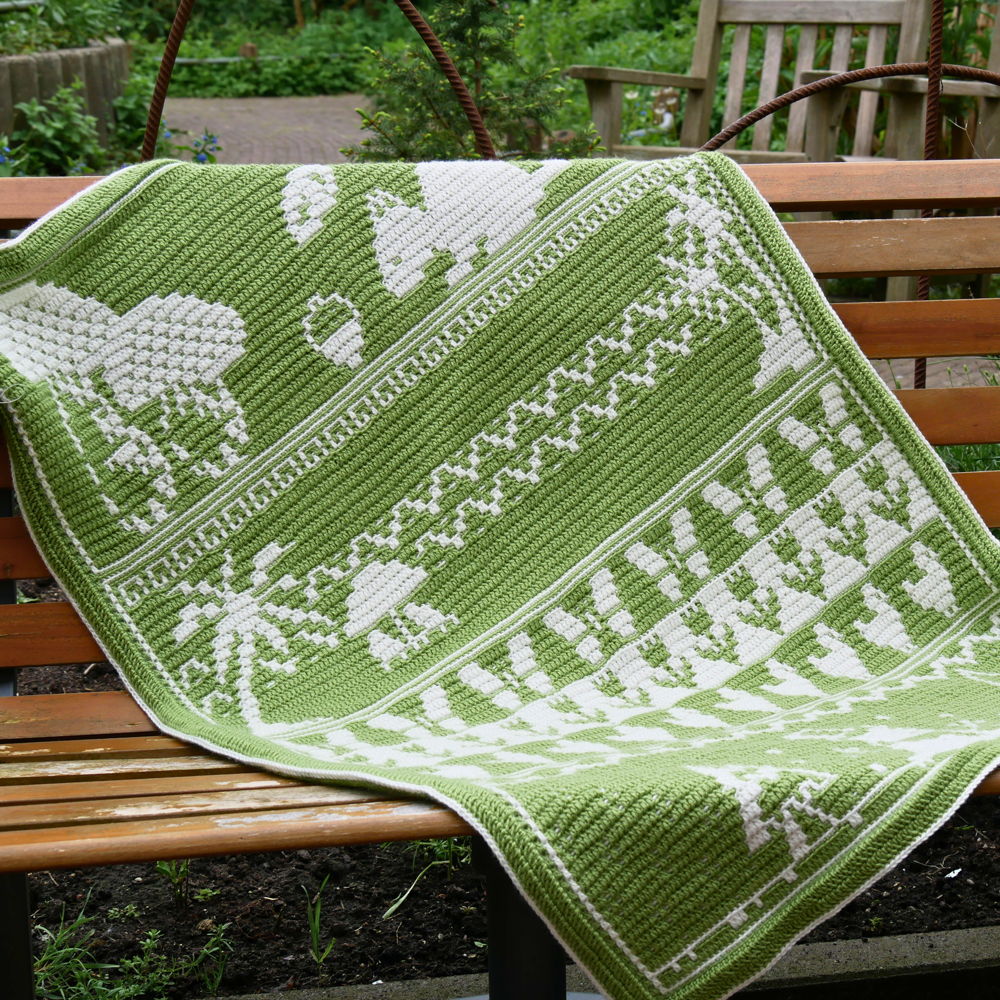 Easy 4 Seasons Blanket CAL - DenDennis, Wilmade, Created By Carolien and Mr.Cey