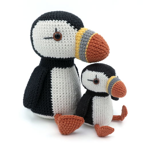 Amigurumi Puffin Bird