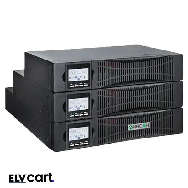 Netcon Single phase 2KVA Rack Tower type online UPS - ELV Cart