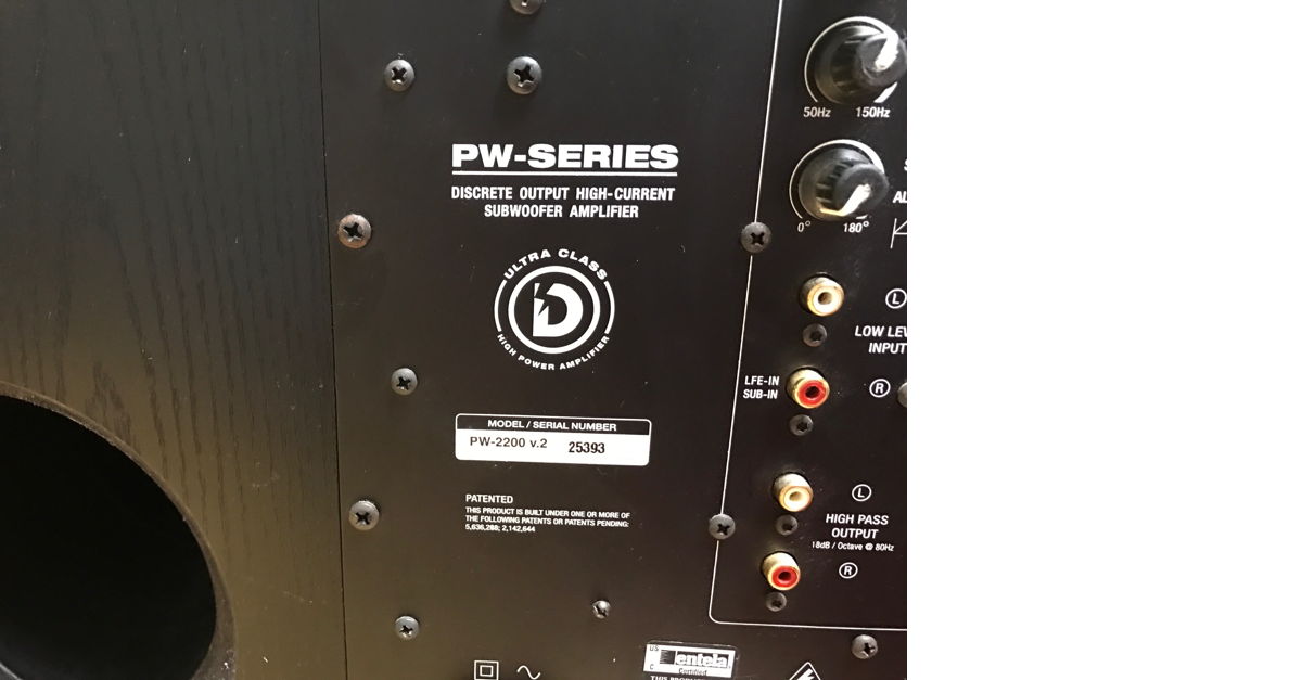 Paradigm PW-2200 V2 In-Room Subwoofer in B... For Sale | Audiogon