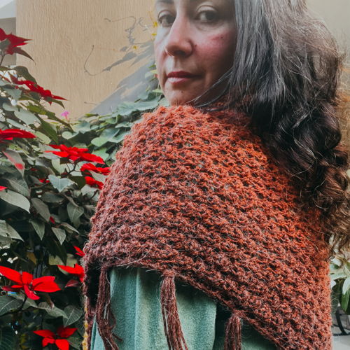 Easy Shawl Crochet Pattern Mini Acorn Shawl crochet pattern