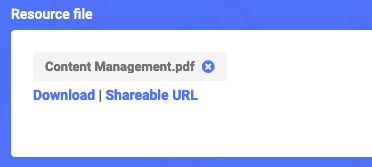 Manage resource files