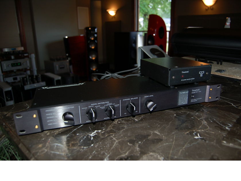 Threshold FET nine Field Effect Transistor Stereo Preamplifier Outboard DC Power ***MADE IN USA ...
