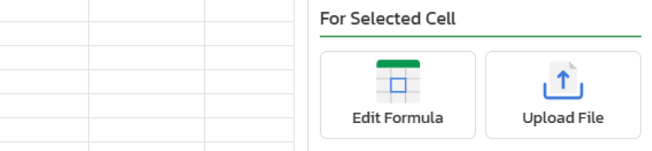 Upload Files to a Spreadsheet