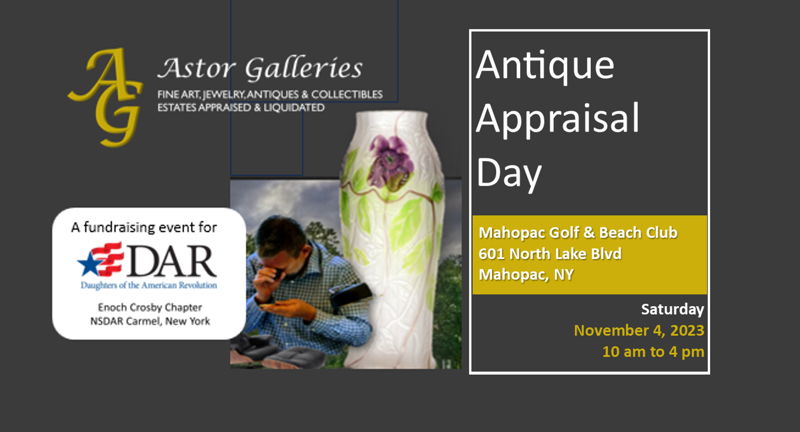 Antique Appraisal Day - Mahopac, NY | Nov 4 | Westchester Magazine