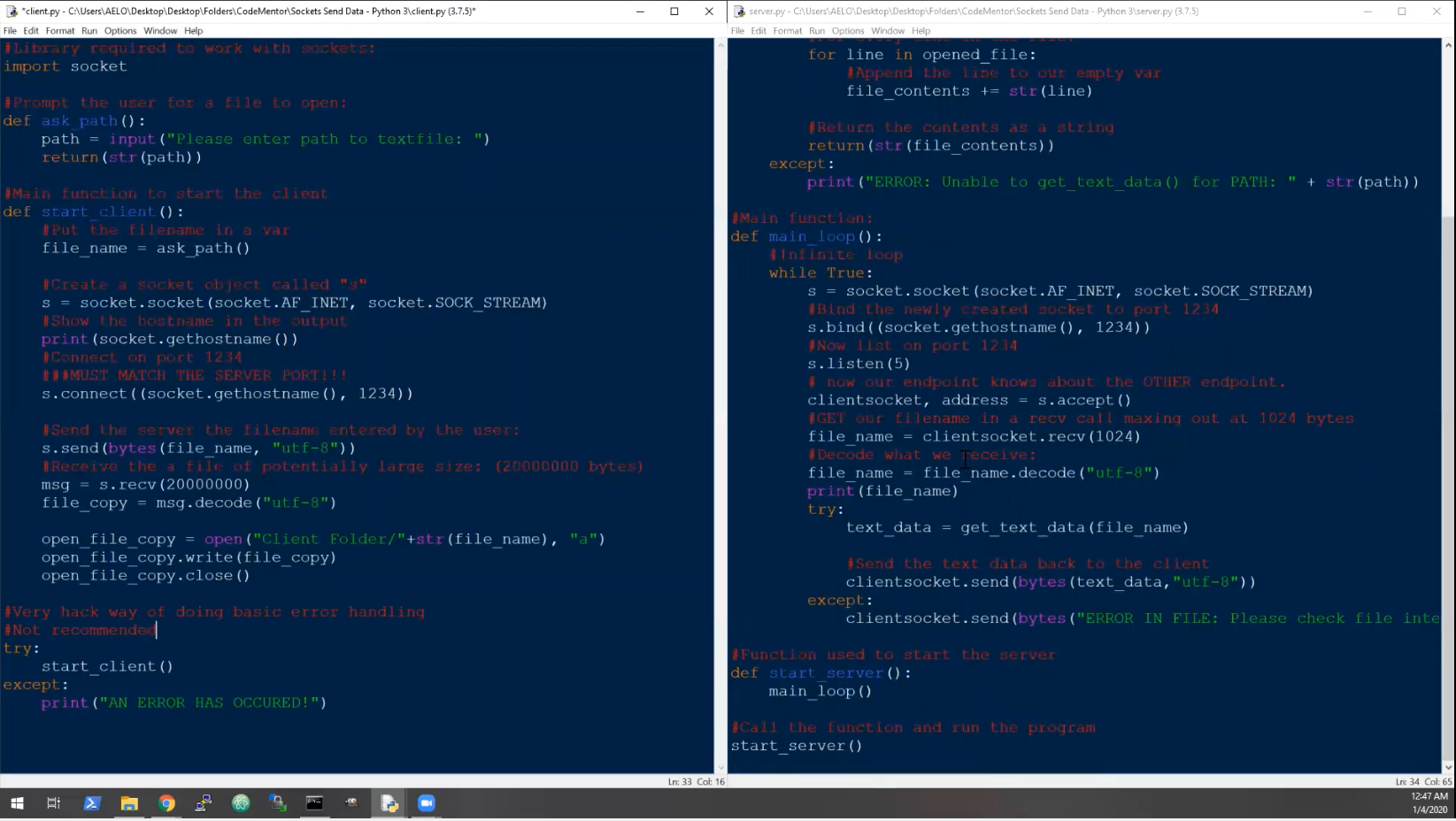 Socket Python Bruin Blog