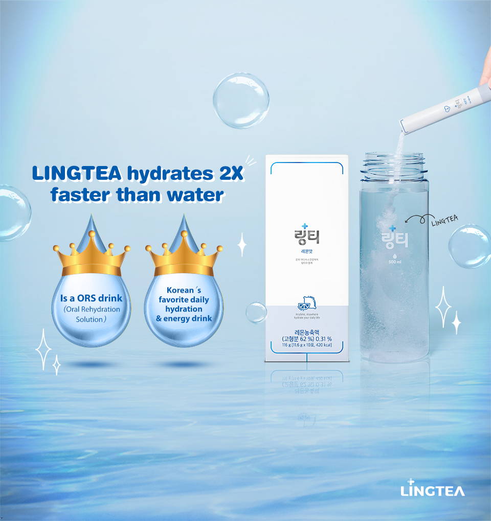 LINGTEA Official Shop - Best hydration powder for rehydration