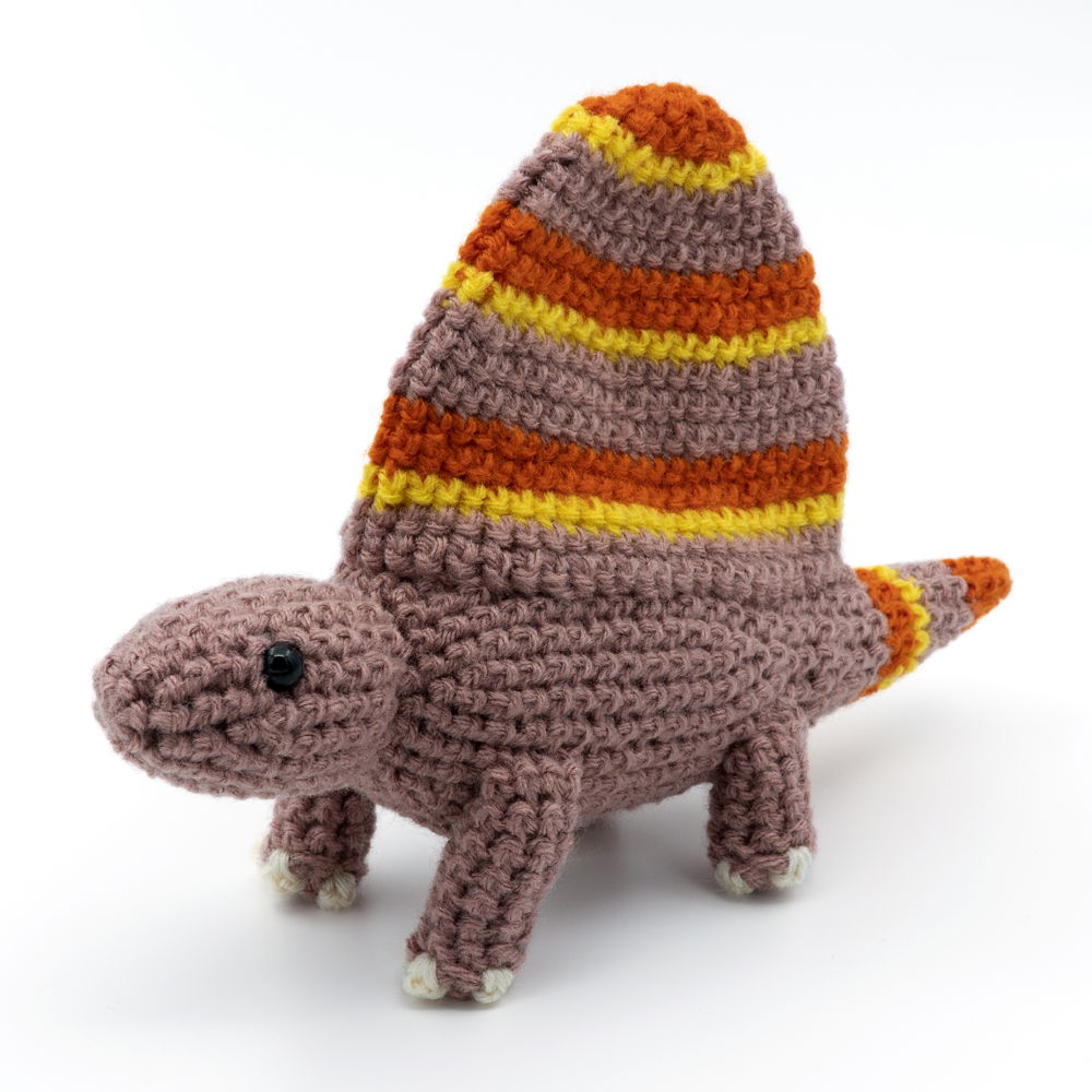 Easy Amigurumi Dimetrodon Dinosaur