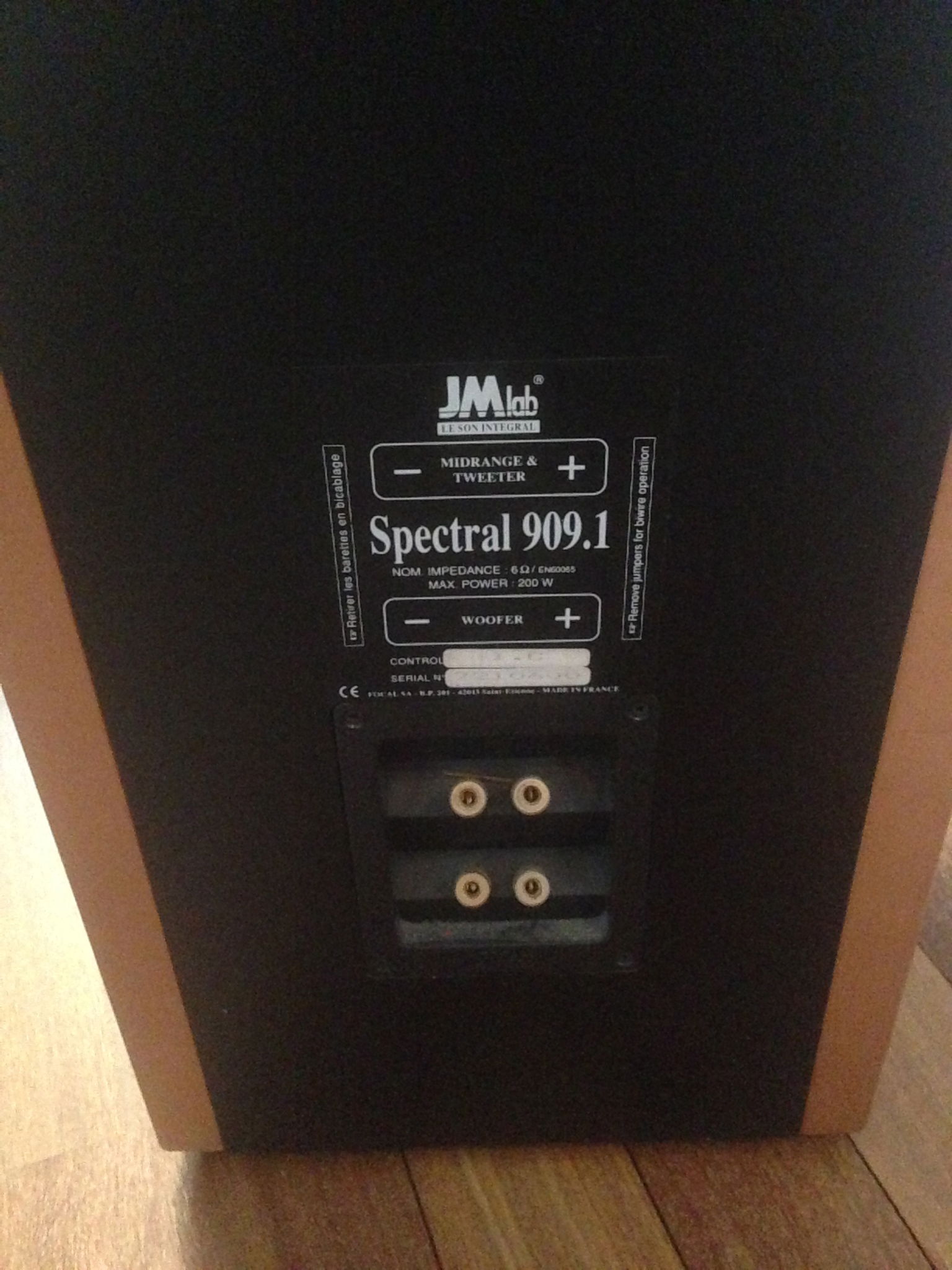 JM Labs Spectral 909.1 pair Floorstanding ... For Sale | Audiogon