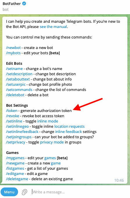 Как настроить телеграм-бота? — Шаг 9 — Stepik