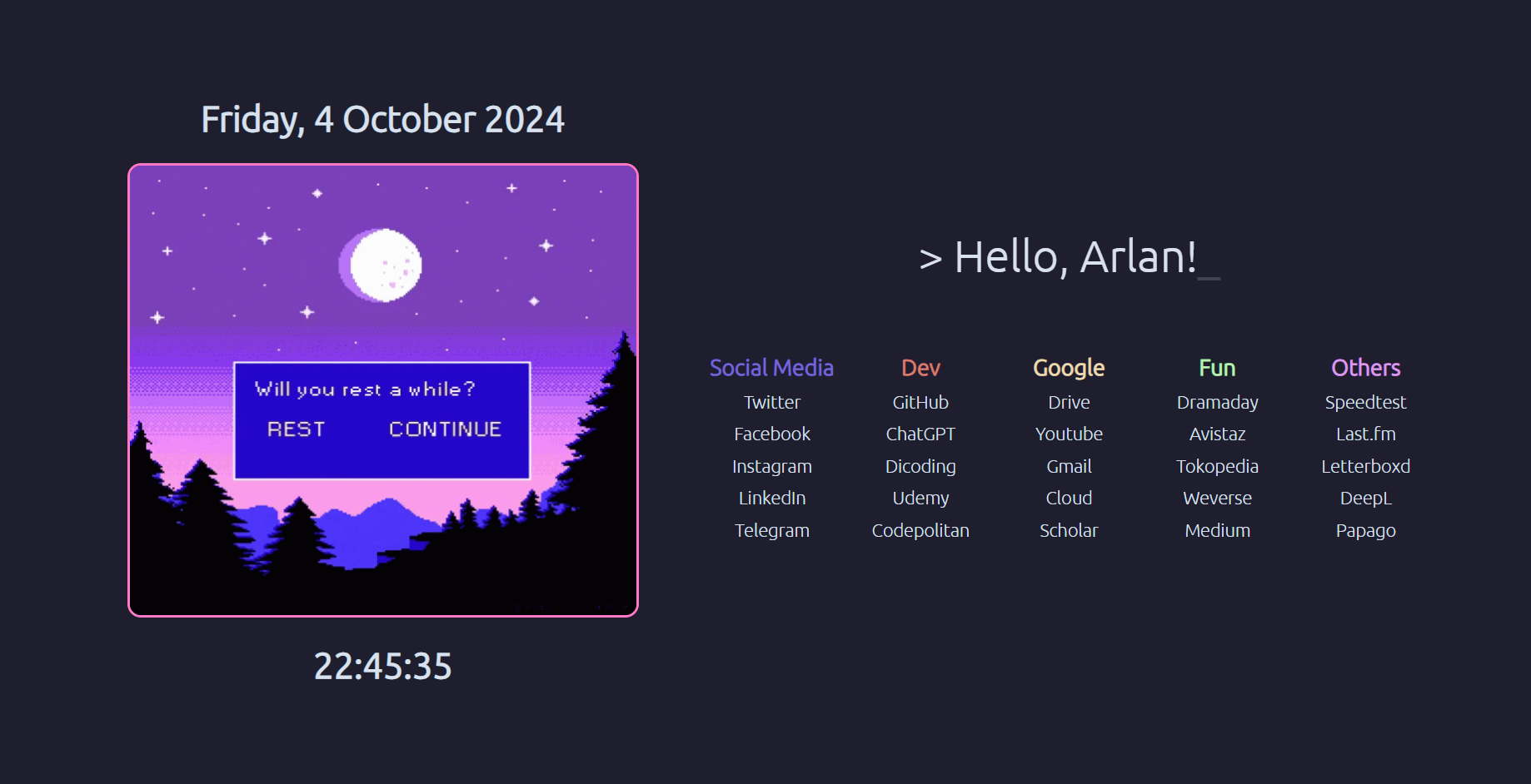 GitHub - handikatriarlan/edge-startpage: Edge Startpage is a customizable start page for your ...