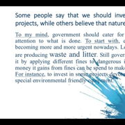 How to write arguments: ecology — Шаг 1 — Stepik