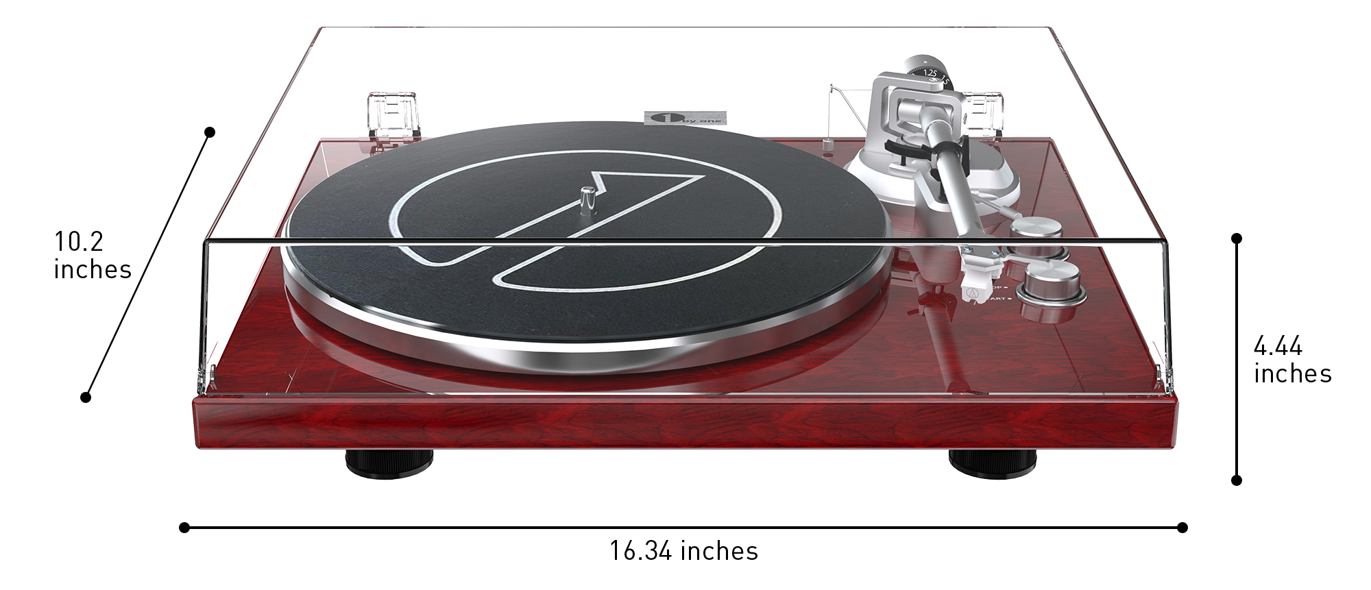 H005 Bluetooth Vinyl Turntable | Pure Audio with Insight | 1byone Audio ...