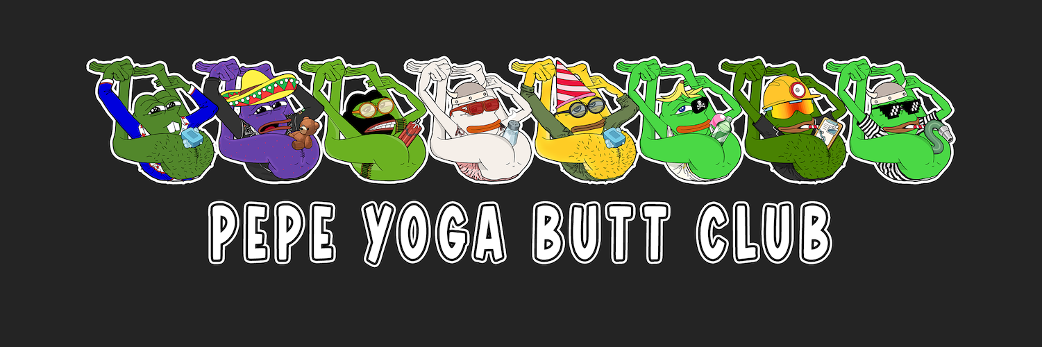 Scatter | Pepe Yoga Butt Club