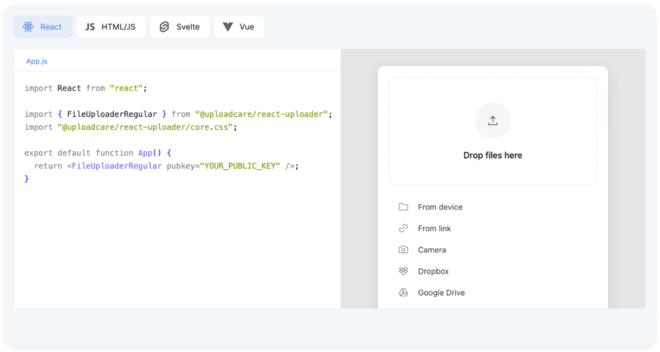Introducing the Uploadcare React Uploader: seamless file uploading for your React apps | Uploadcare